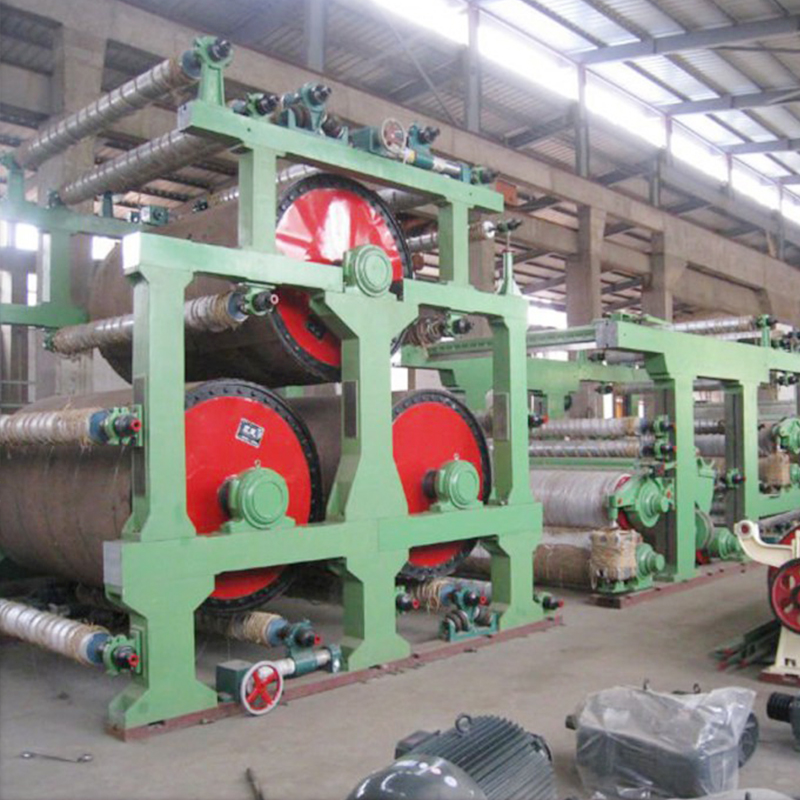 jumbo roll kraft brown paper recycling making machine 10 tons a day ...